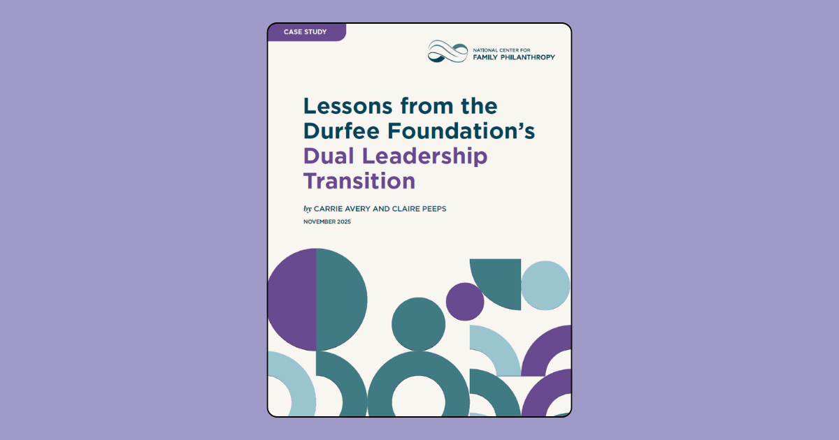 Lessons from the Durfee Foundation's Dual Leadership Transition ...